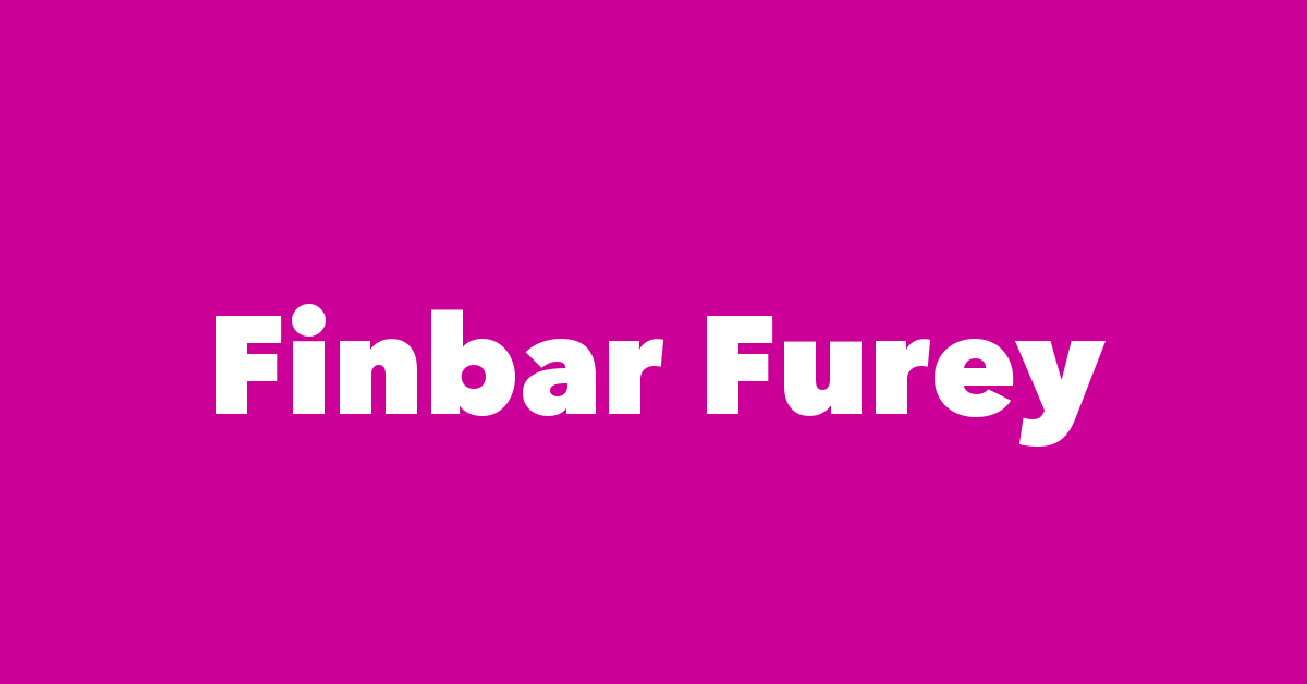 Finbar Furey - Spouse, Children, Birthday & More