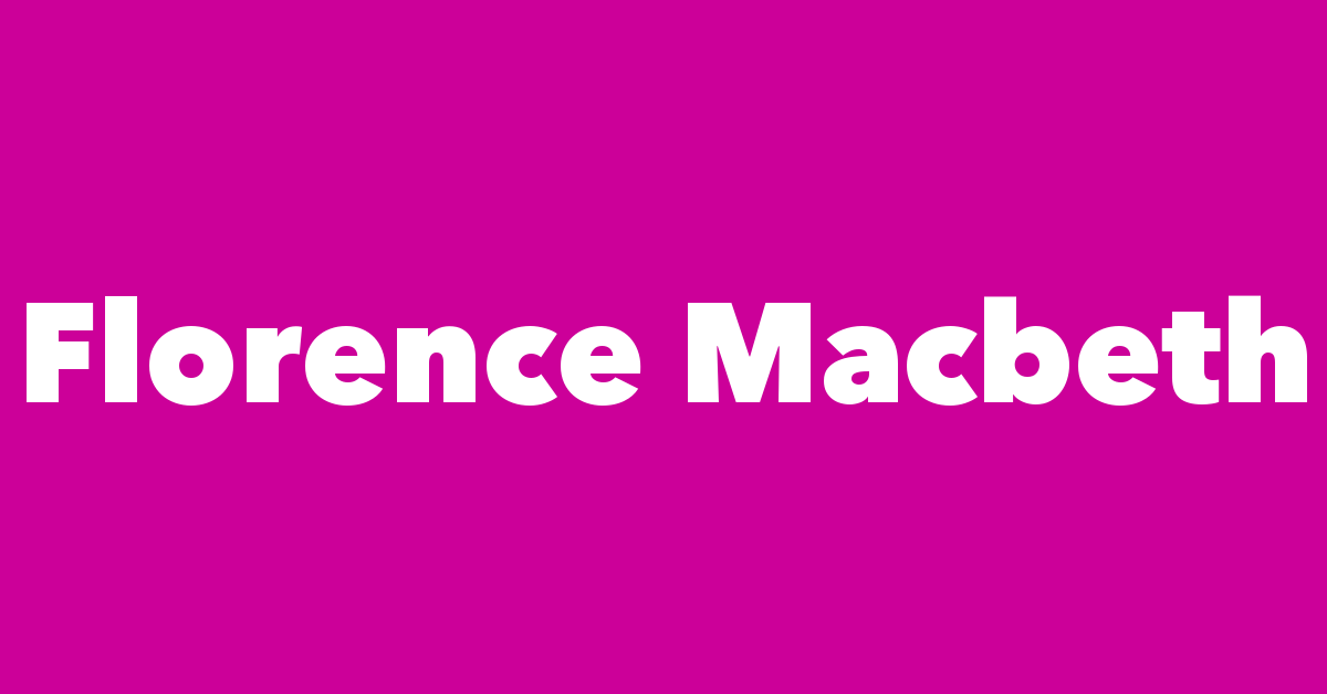 Florence Macbeth - Spouse, Children, Birthday & More