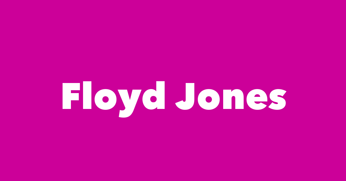 Floyd Jones - Spouse, Children, Birthday & More