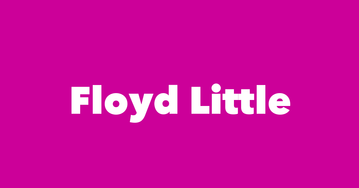 Floyd Little - Spouse, Children, Birthday & More
