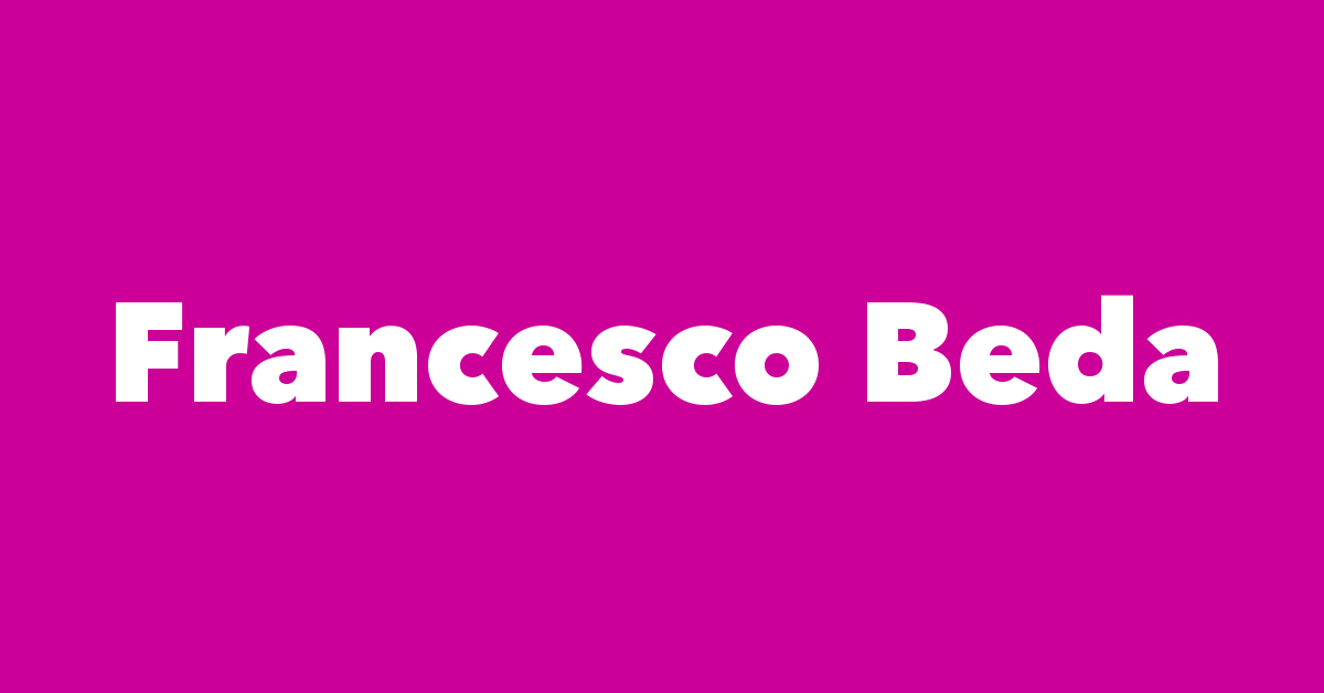 Francesco Beda - Spouse, Children, Birthday & More