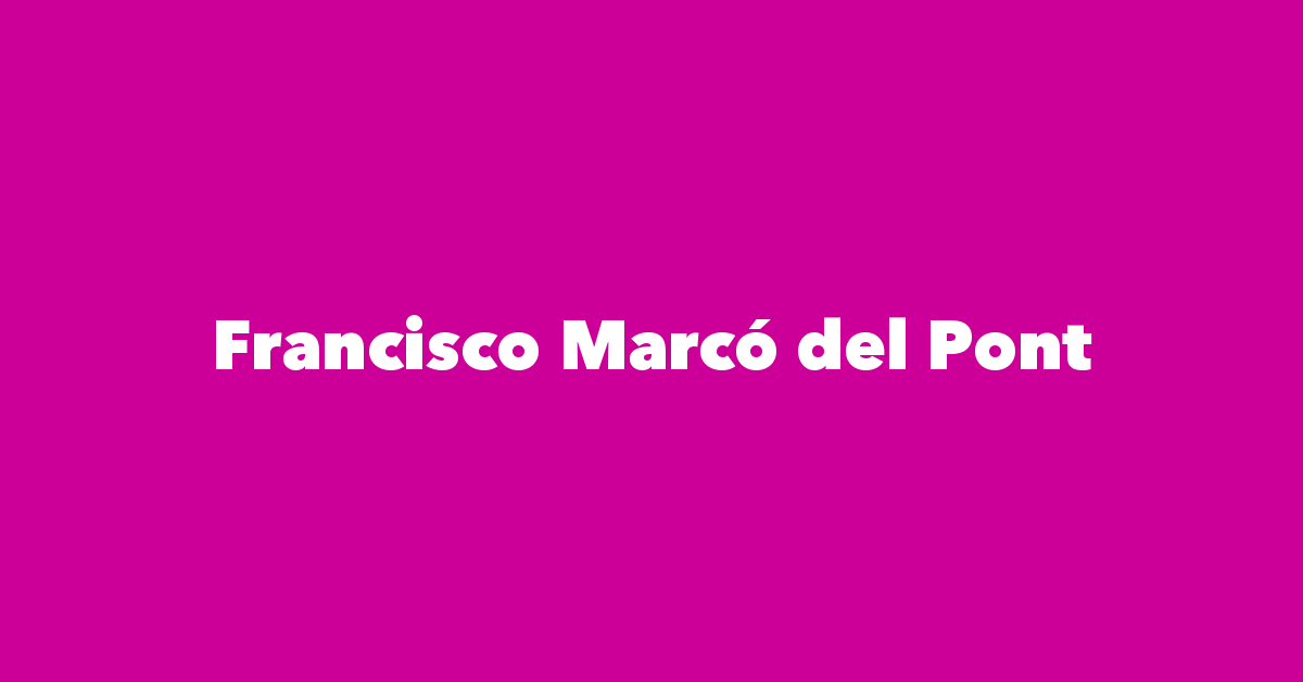 Francisco Marcó del Pont - Spouse, Children, Birthday & More