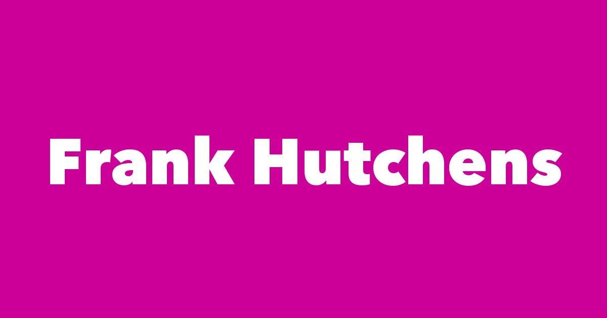 Frank Hutchens - Spouse, Children, Birthday & More