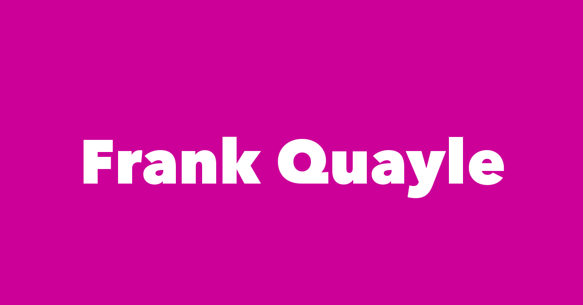 Frank Quayle - Spouse, Children, Birthday & More