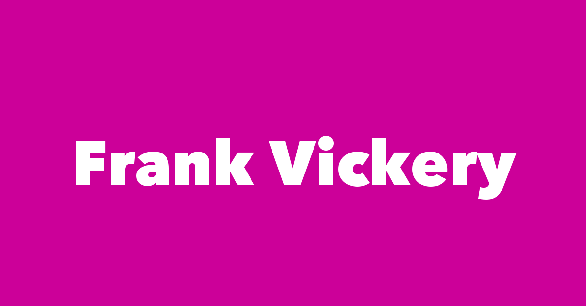 Frank Vickery - Spouse, Children, Birthday & More