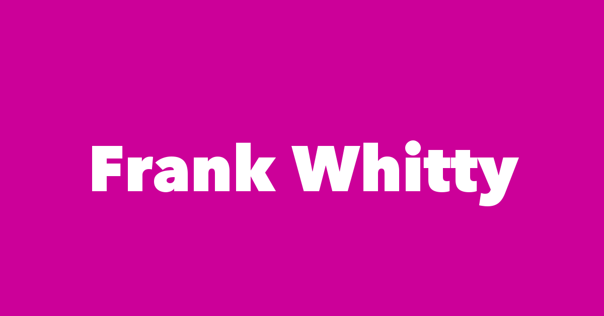 Frank Whitty - Spouse, Children, Birthday & More