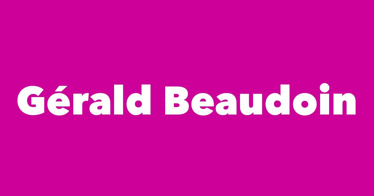 Gérald Beaudoin - Spouse, Children, Birthday & More