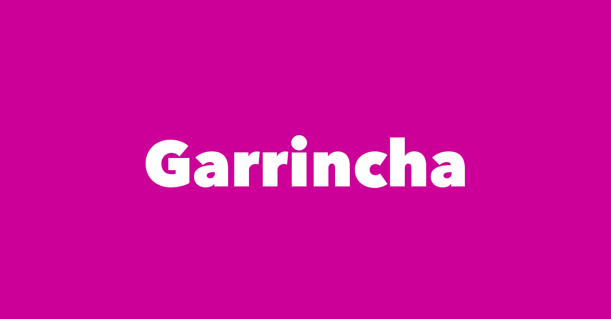 Garrincha - Spouse, Children, Birthday & More