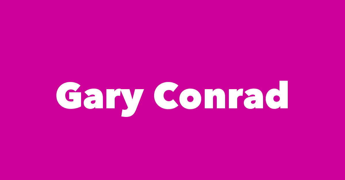 Gary Conrad - Spouse, Children, Birthday & More