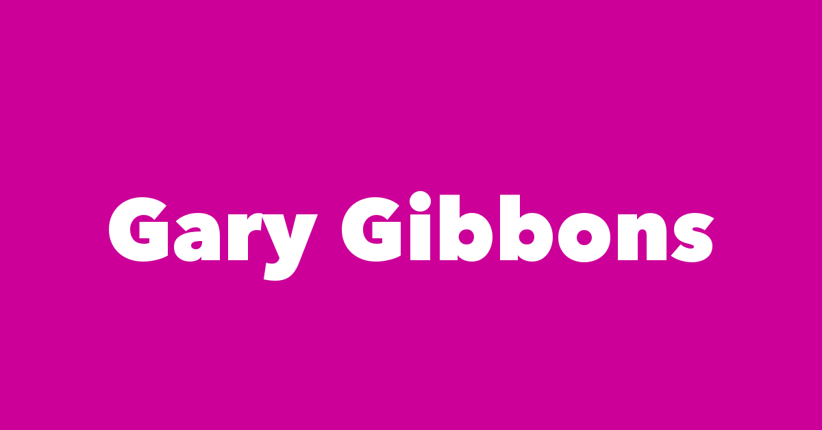 Gary Gibbons - Spouse, Children, Birthday & More