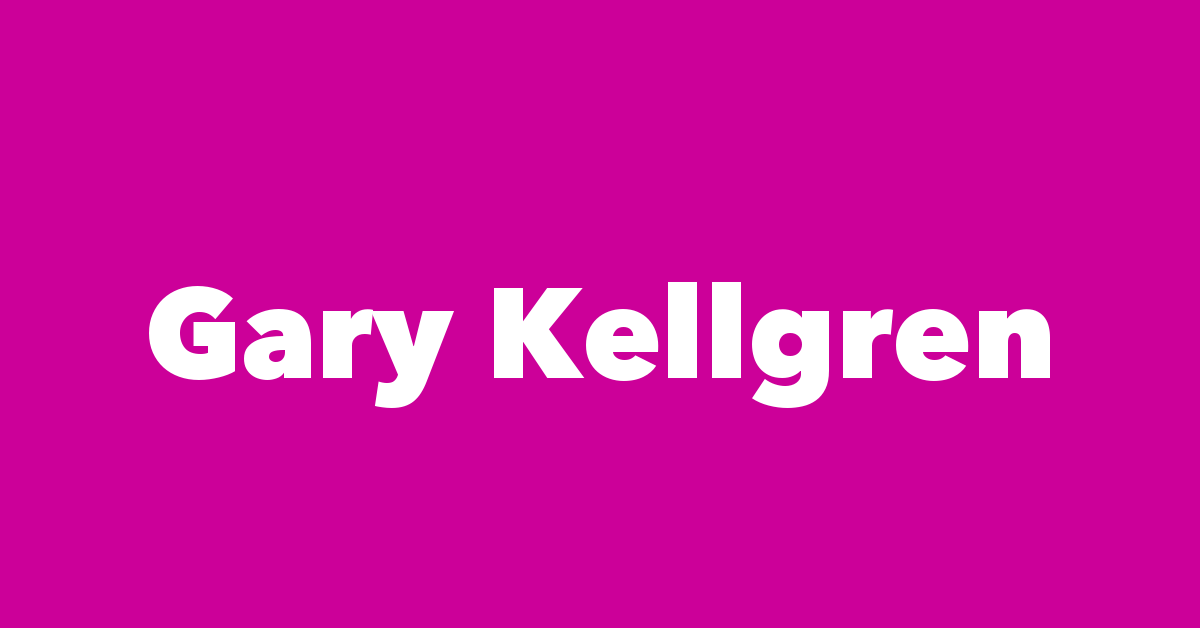 Gary Kellgren - Spouse, Children, Birthday & More
