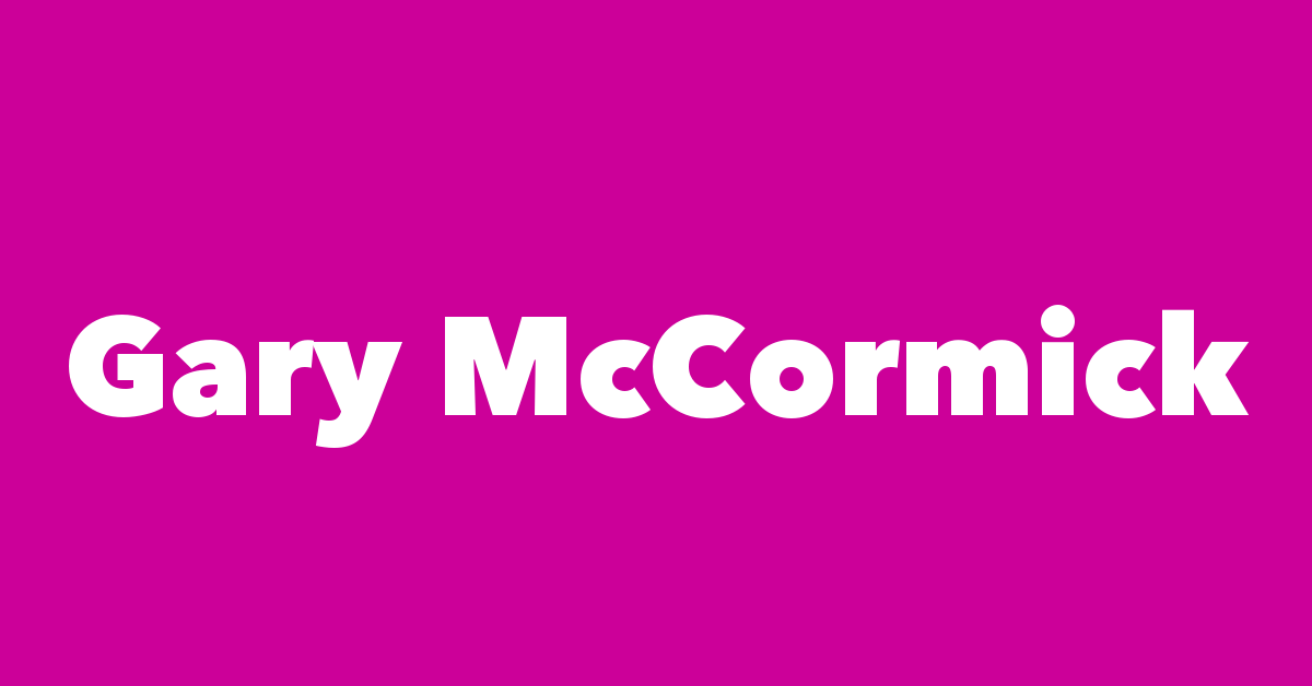 Gary McCormick - Spouse, Children, Birthday & More