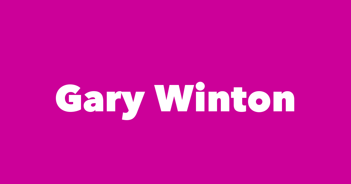 Gary Winton - Spouse, Children, Birthday & More