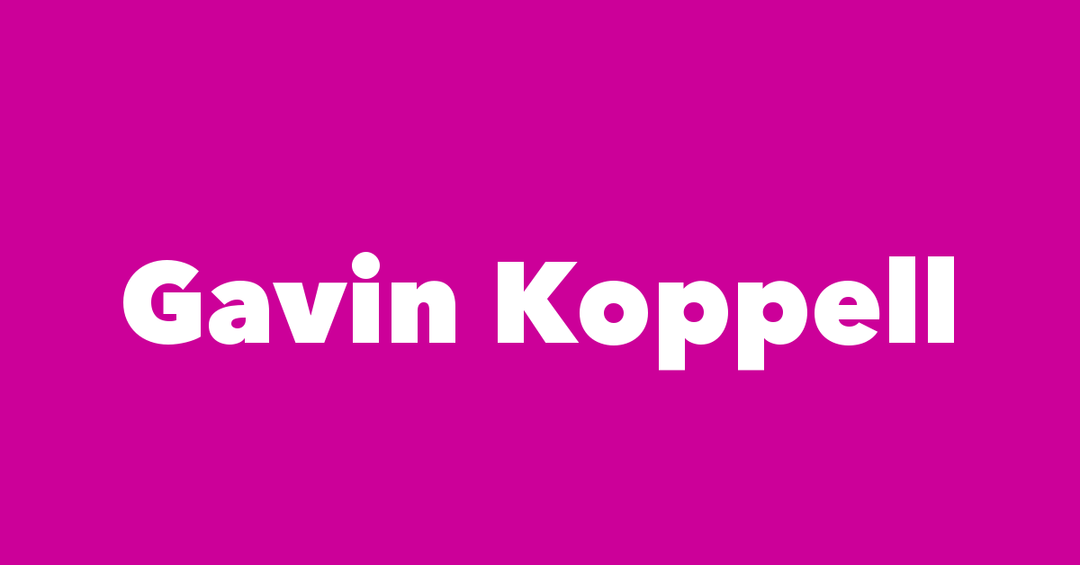 Gavin Koppell - Spouse, Children, Birthday & More