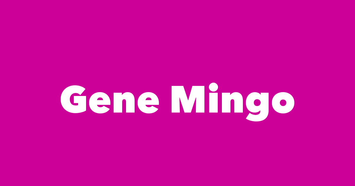 Gene Mingo - Spouse, Children, Birthday & More
