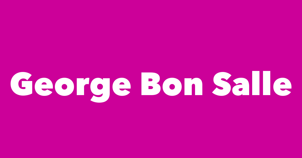 George Bon Salle - Spouse, Children, Birthday & More