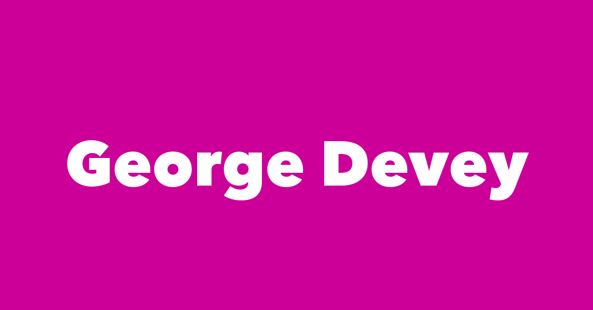 George Devey - Spouse, Children, Birthday & More