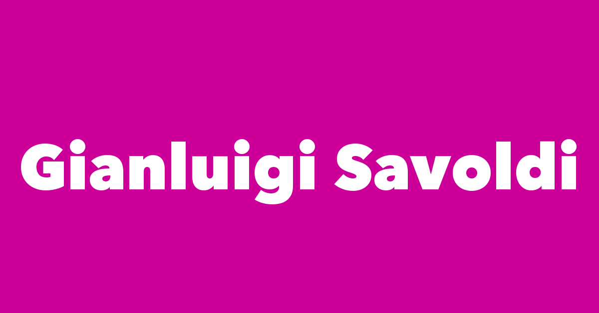 Gianluigi Savoldi - Spouse, Children, Birthday & More