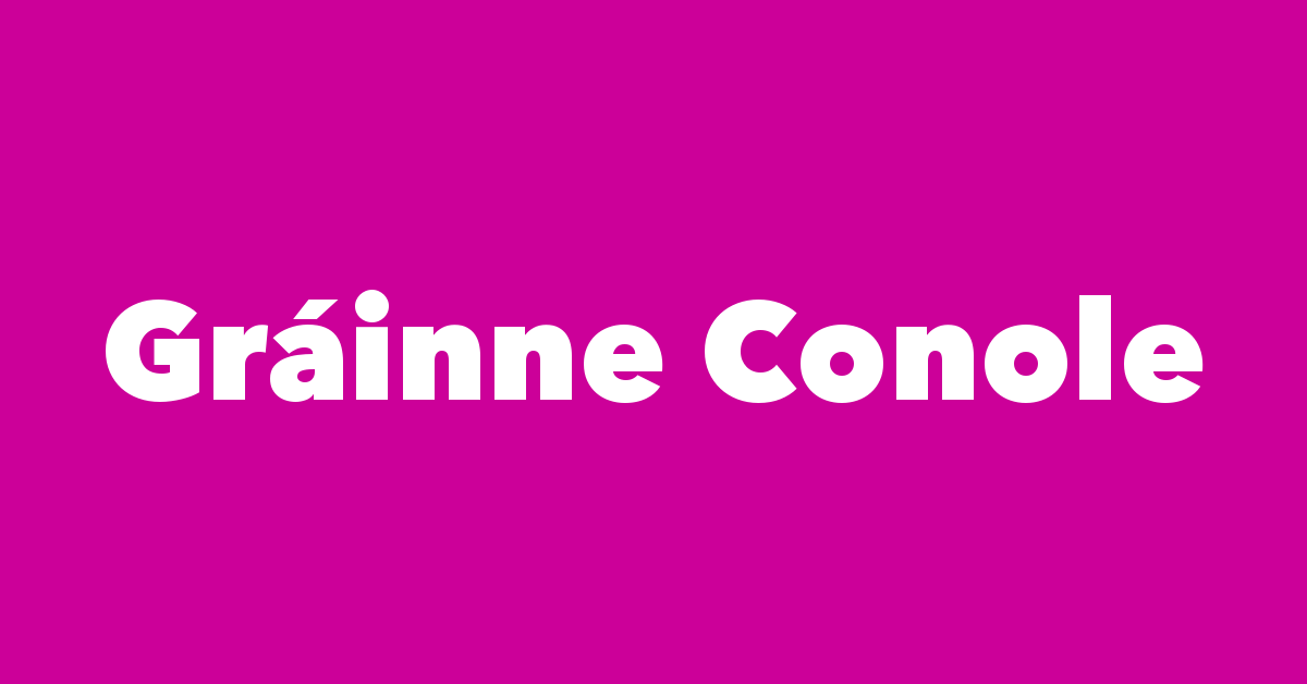 Gráinne Conole - Spouse, Children, Birthday & More