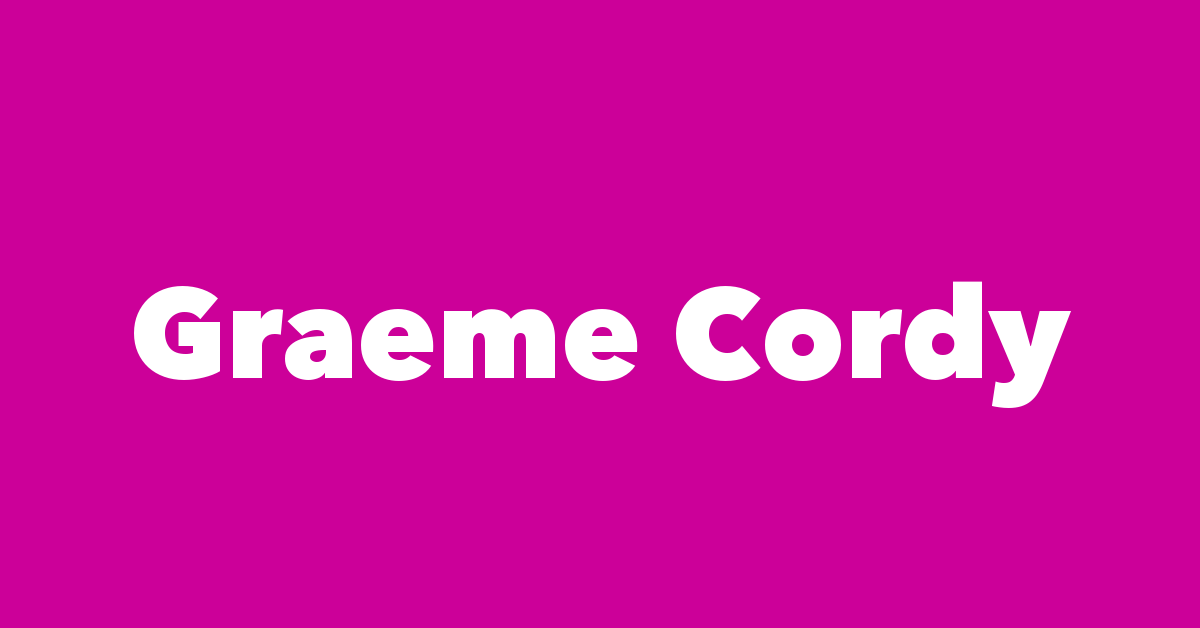Graeme Cordy - Spouse, Children, Birthday & More