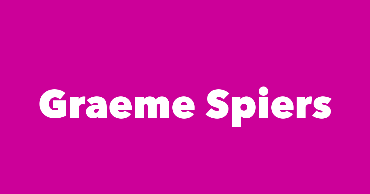 Graeme Spiers - Spouse, Children, Birthday & More