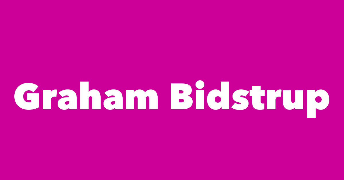 Graham Bidstrup - Spouse, Children, Birthday & More