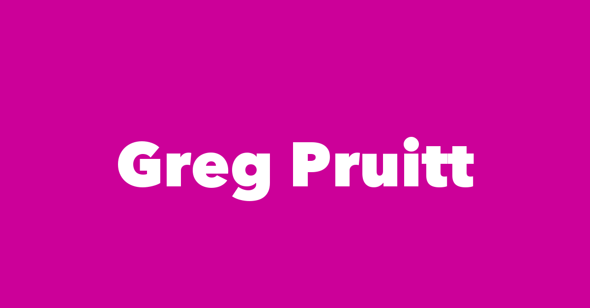 Greg Pruitt - Spouse, Children, Birthday & More