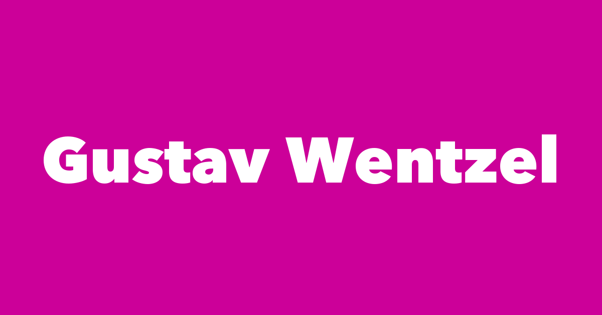 Gustav Wentzel - Spouse, Children, Birthday & More