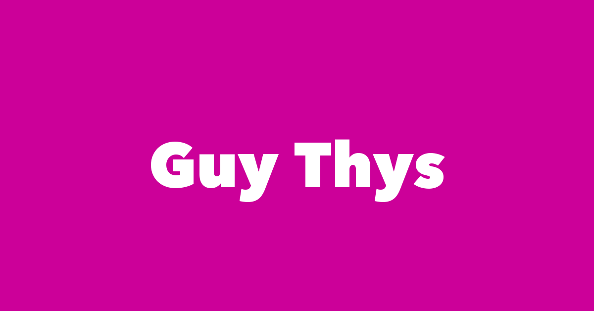 Guy Thys - Spouse, Children, Birthday & More