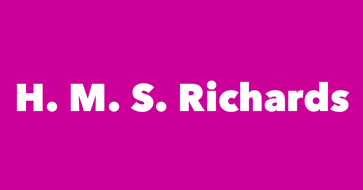 H. M. S. Richards - Spouse, Children, Birthday & More