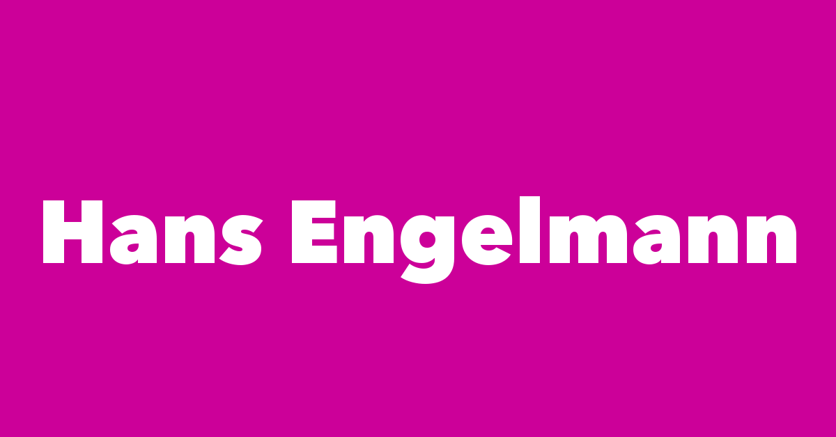 Hans Engelmann - Spouse, Children, Birthday & More