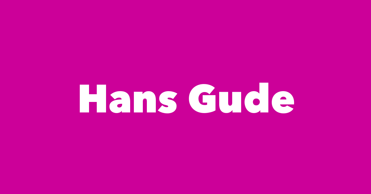 Hans Gude - Spouse, Children, Birthday & More