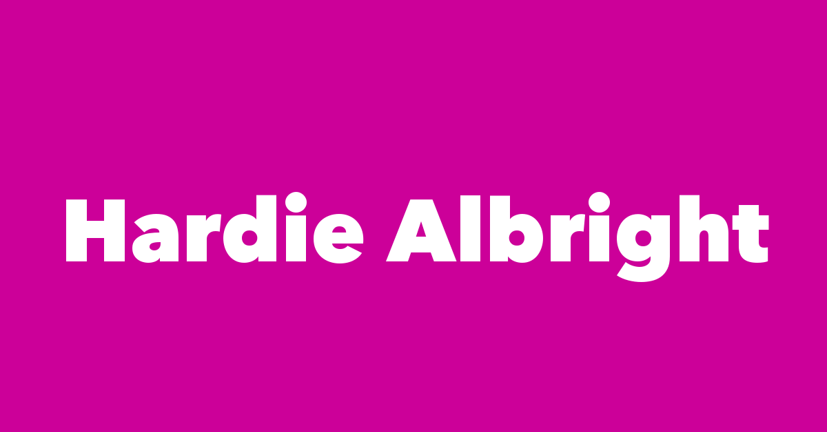 Hardie Albright - Spouse, Children, Birthday & More