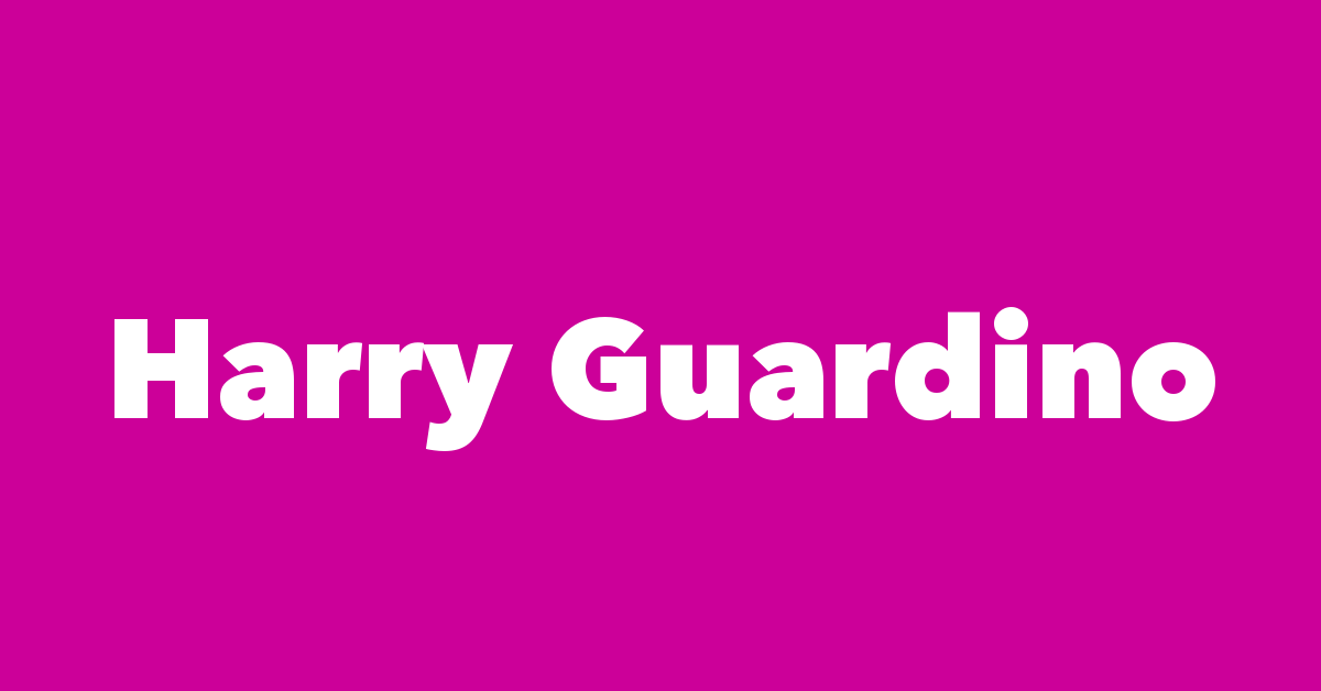 Harry Guardino - Spouse, Children, Birthday & More