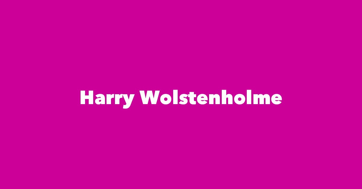 Harry Wolstenholme - Spouse, Children, Birthday & More