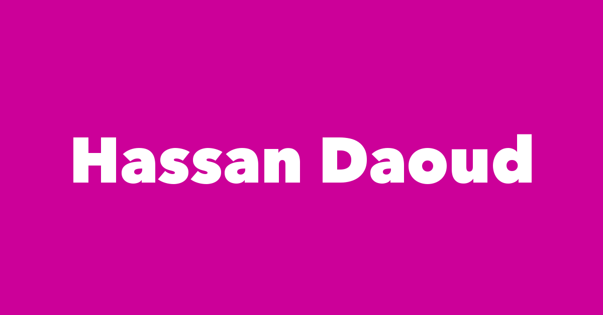 Hassan Daoud - Spouse, Children, Birthday & More