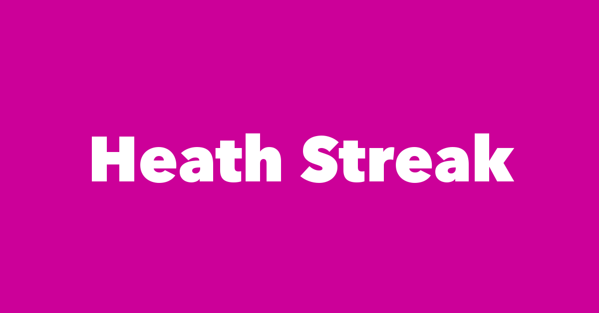 Heath Streak - Spouse, Children, Birthday & More