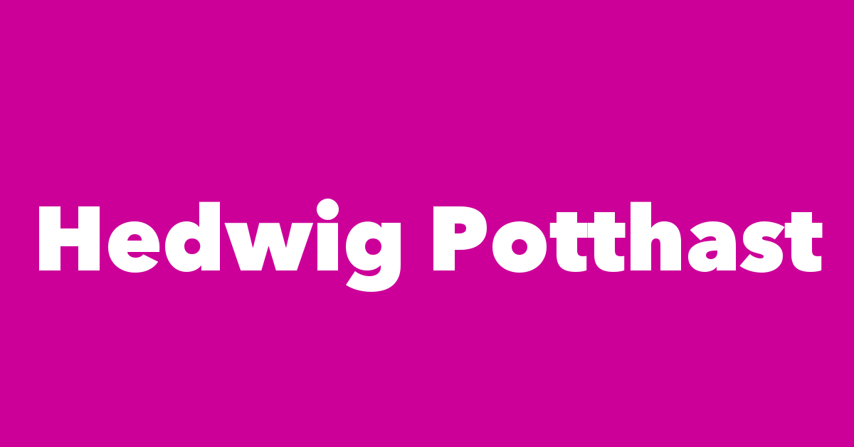 Hedwig Potthast - Spouse, Children, Birthday & More