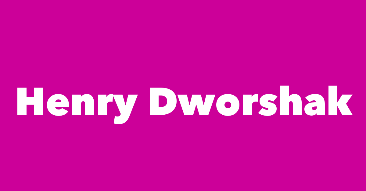 Henry Dworshak - Spouse, Children, Birthday & More