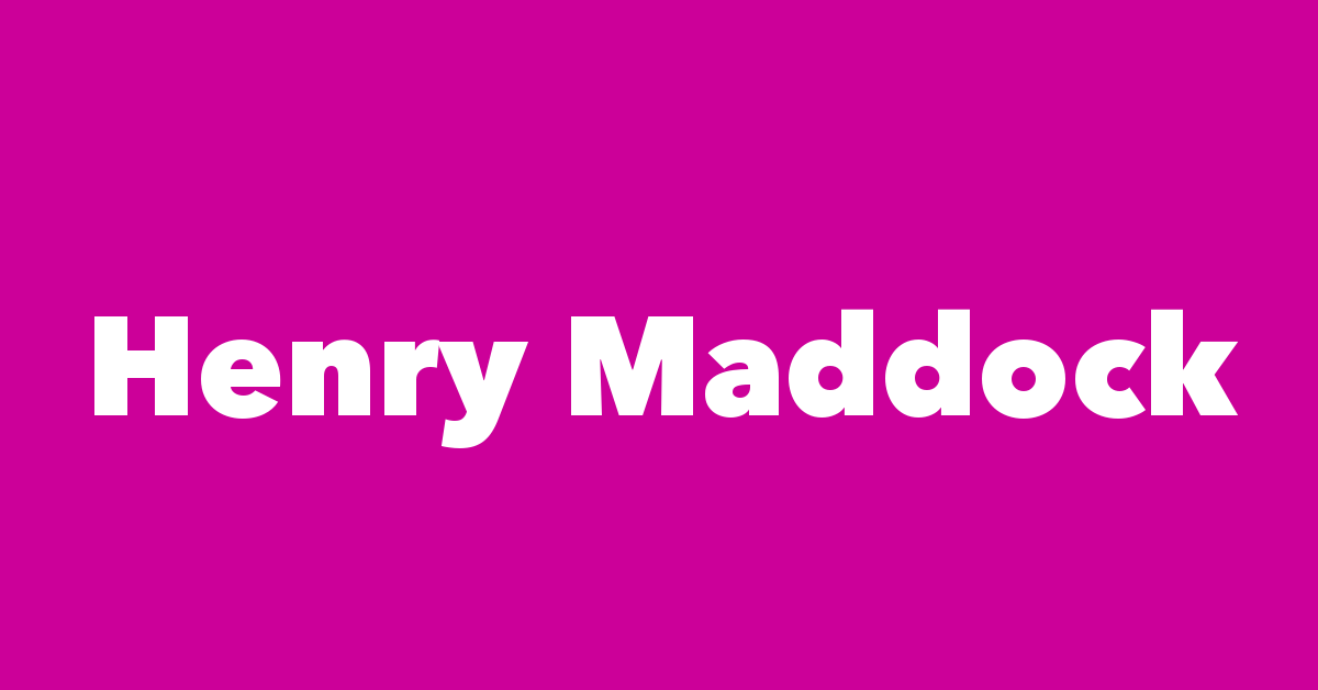 Henry Maddock - Spouse, Children, Birthday & More