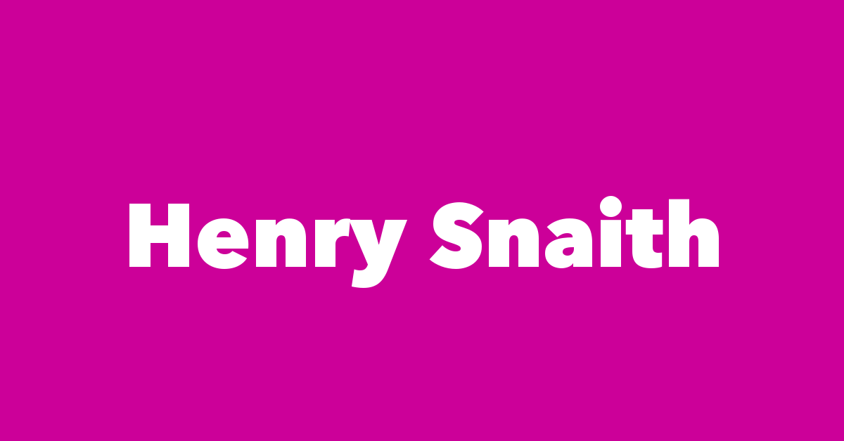 Henry Snaith - Spouse, Children, Birthday & More