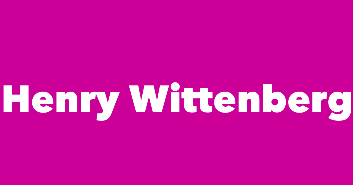 Henry Wittenberg - Spouse, Children, Birthday & More