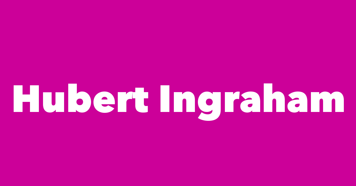 Hubert Ingraham - Spouse, Children, Birthday & More