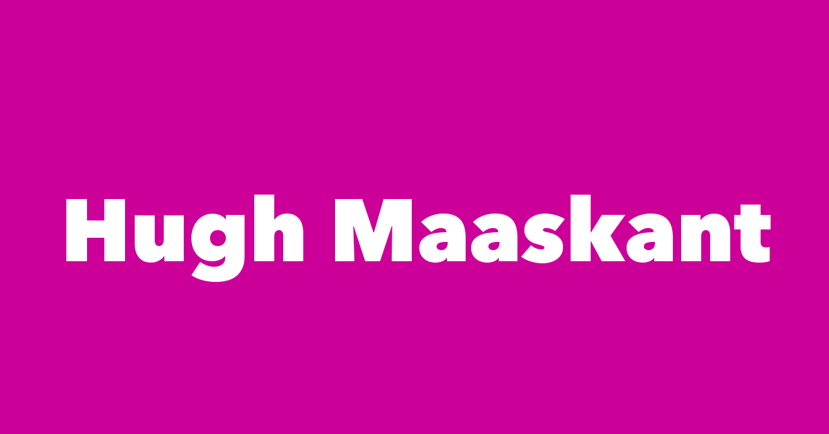 Hugh Maaskant - Spouse, Children, Birthday & More