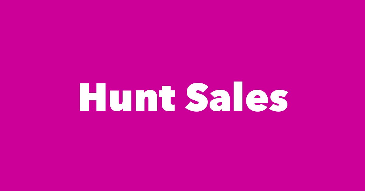 Hunt Sales - Spouse, Children, Birthday & More