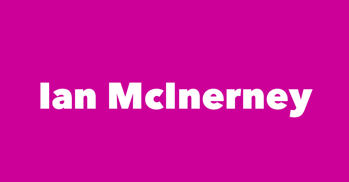 Ian McInerney - Spouse, Children, Birthday & More