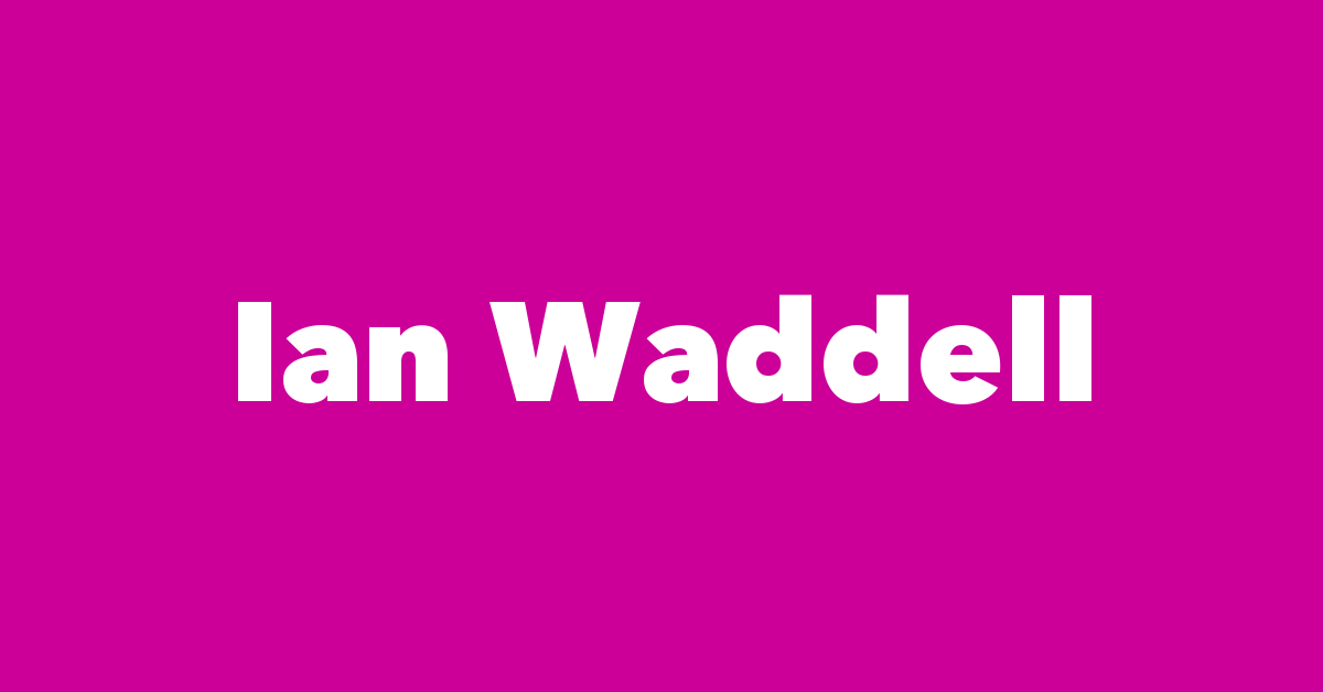 Ian Waddell - Spouse, Children, Birthday & More