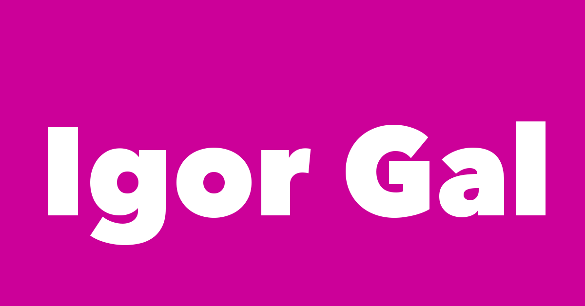 Igor Gal - Spouse, Children, Birthday & More