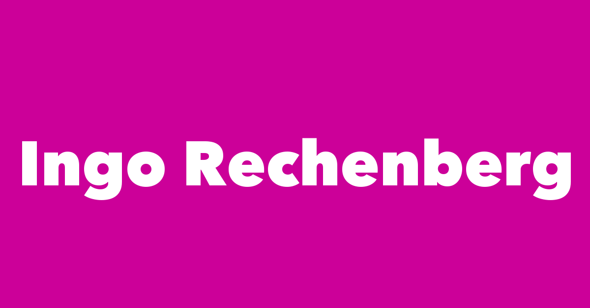 Ingo Rechenberg - Spouse, Children, Birthday & More