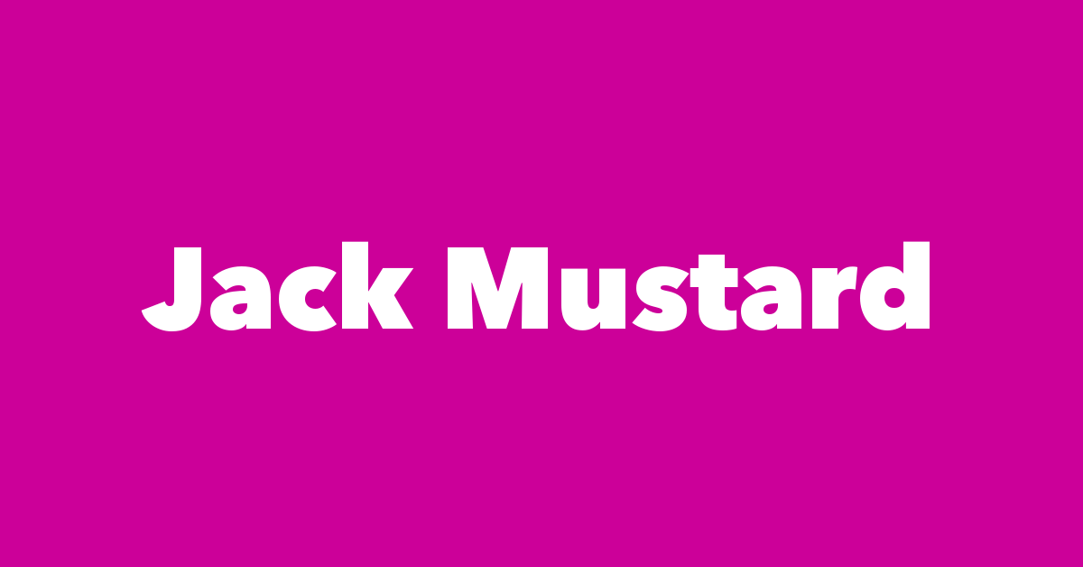 Jack Mustard - Spouse, Children, Birthday & More